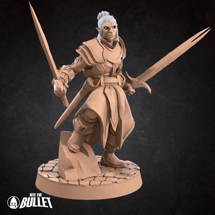 3D Printable Drow Weapon Master by Bite the Bullet